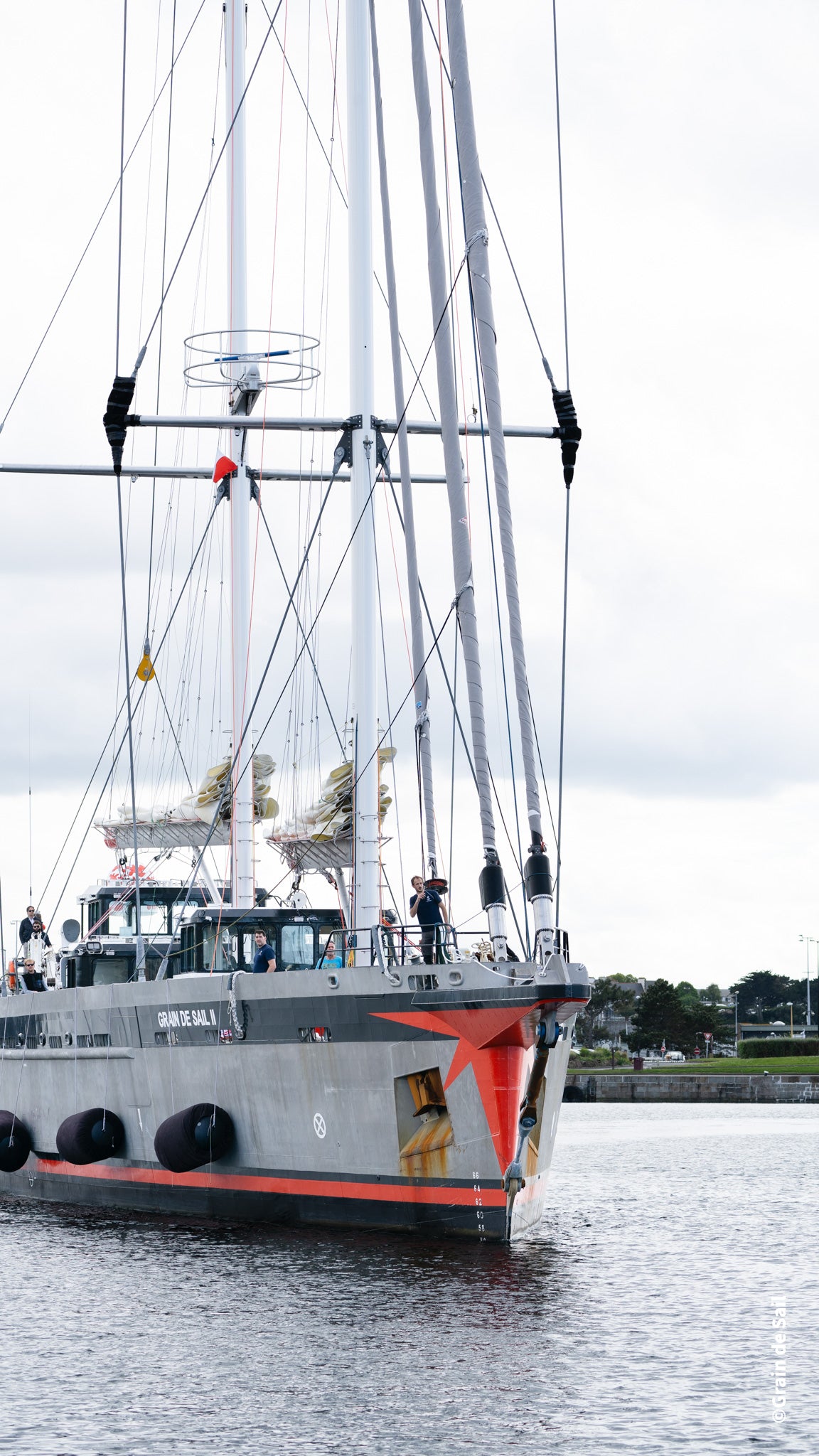 Grain de Sail II has arrived in New York and is open to the public!